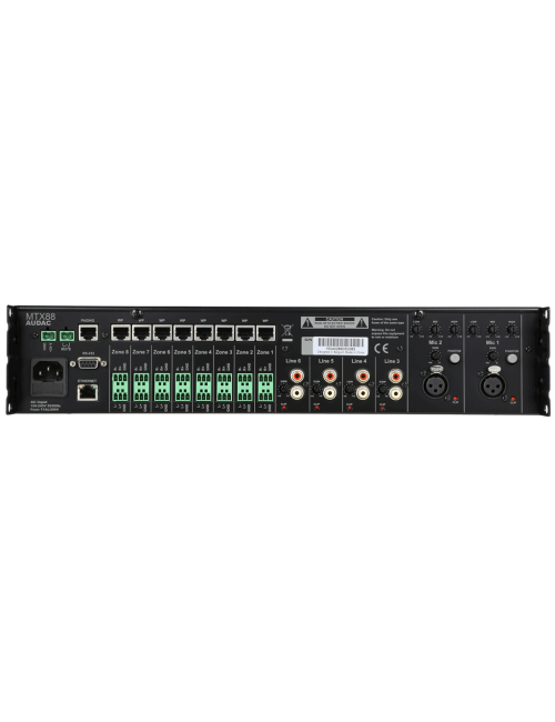 Comprar Matrices Analógicas con control digital Audac MTX88 - SeeSound