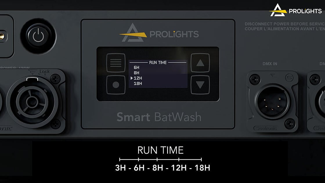 Potente proyector Wash LED de Prolights - SmartBat Wash - SeeSound